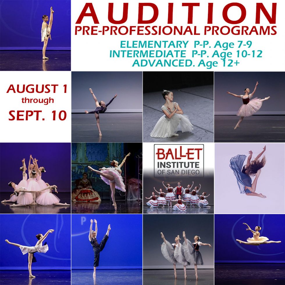 Audition for Pre-Professional Programs | Ballet Institute of San Diego