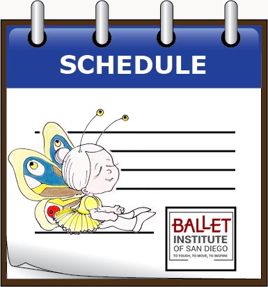 Dance into each day: Ballet Institute's daily class schedule